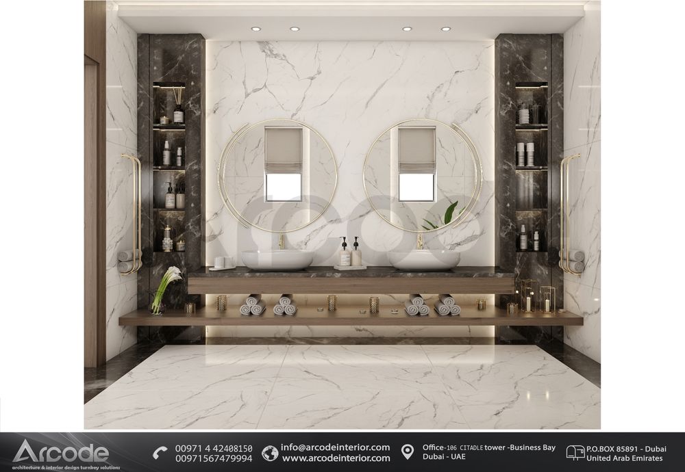Arcode Interior > Gallery > Bathroom & Kitchen > MODERN WASHROOM